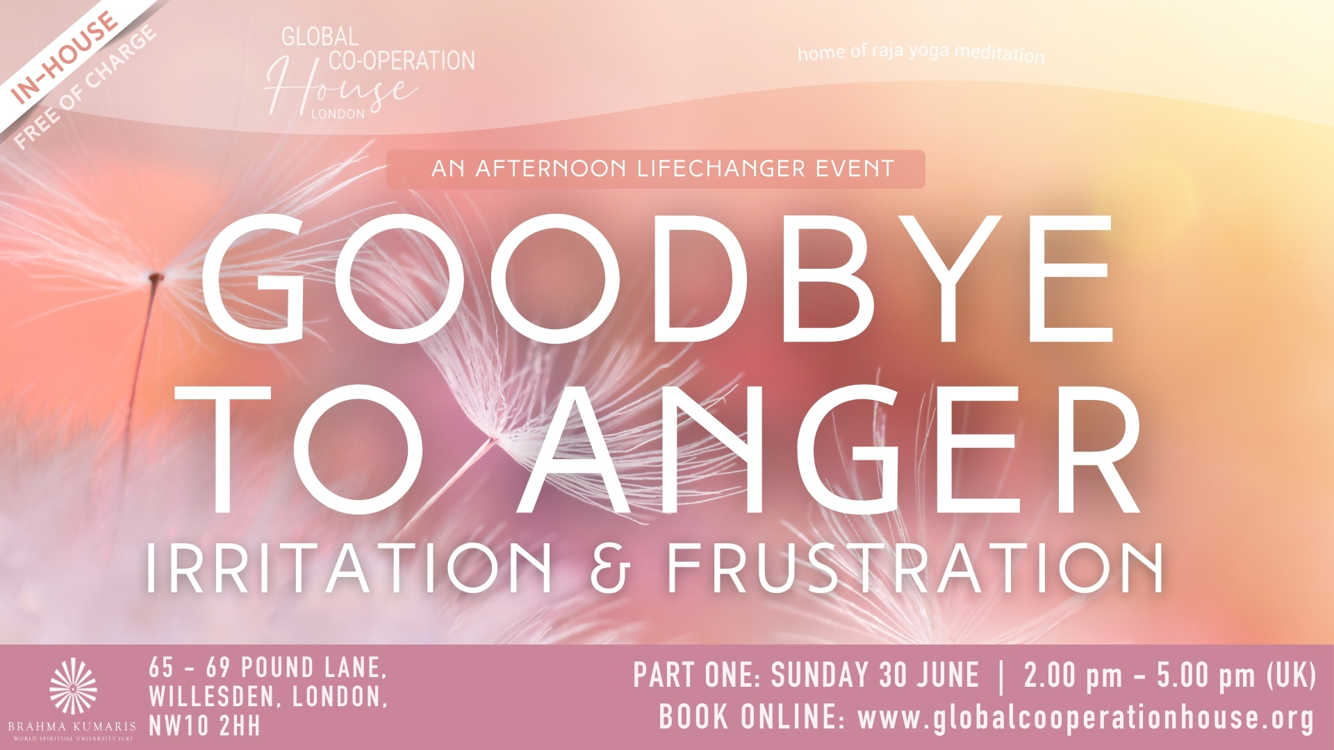 Global Cooperation House - Goodbye To Anger, Frustration and Irritation