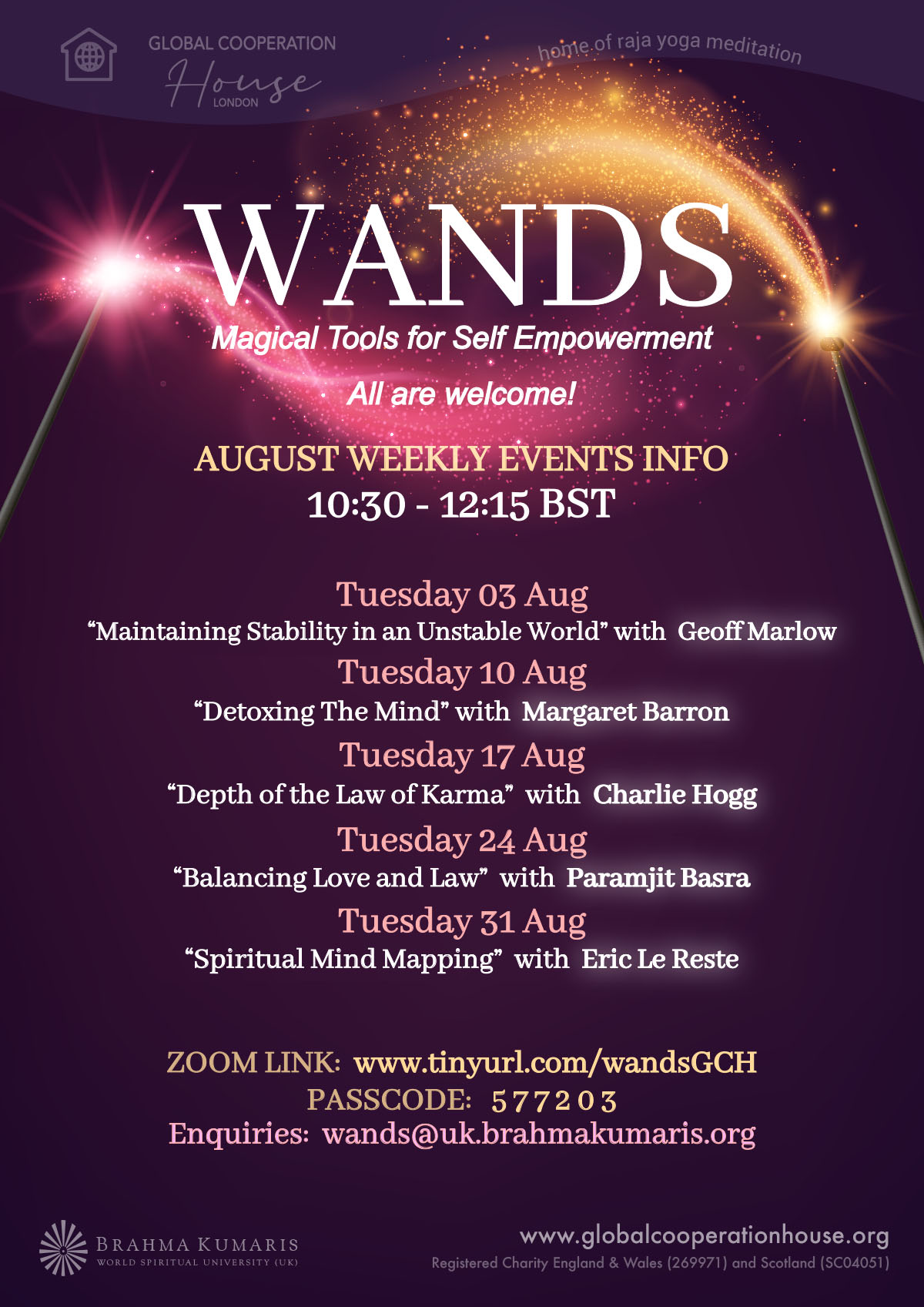 Global Cooperation House - WANDS - Magical tools for Self Empowerment